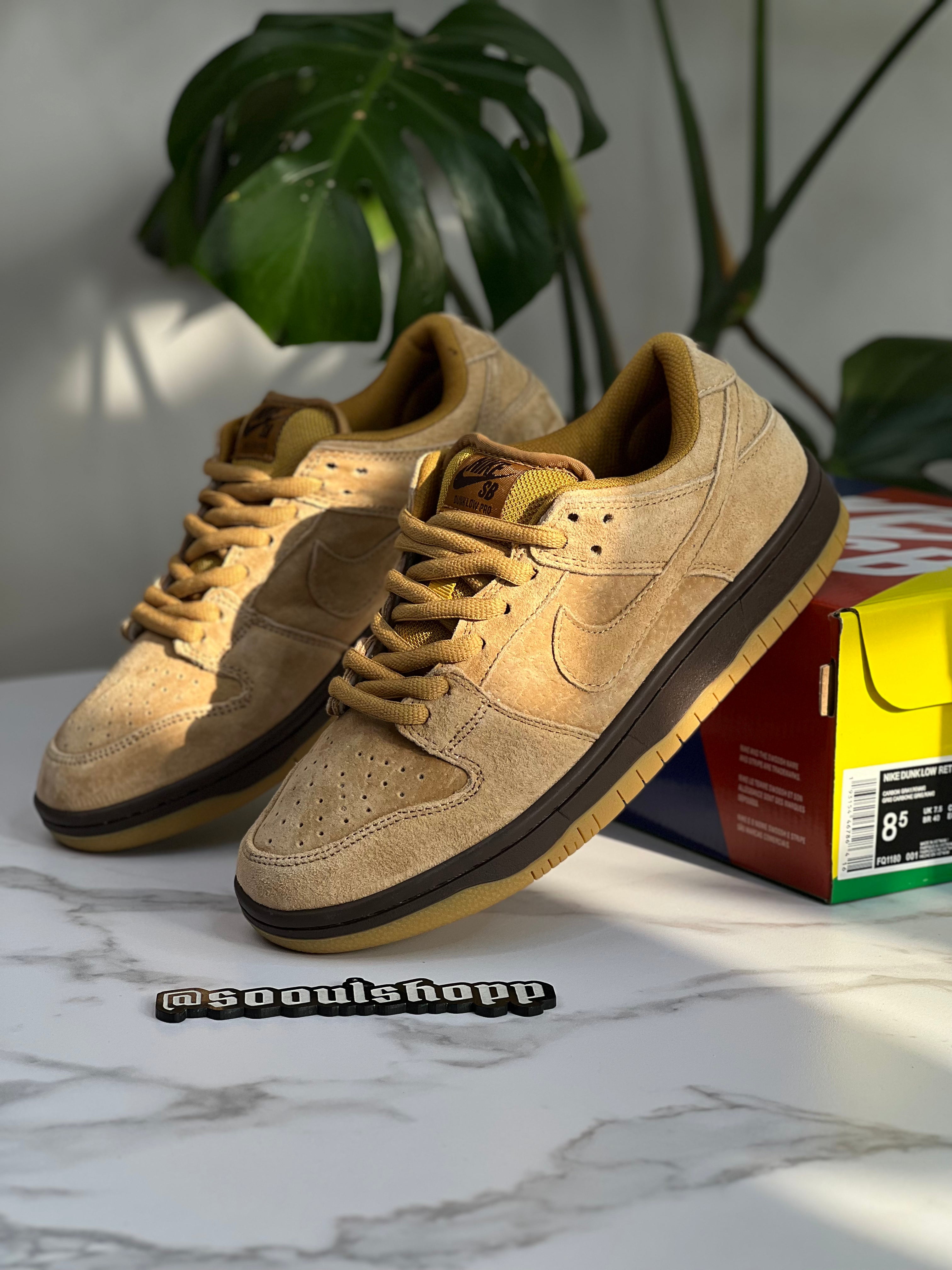 Nike SB Dunk Low Wheat Mocha – SOOULSHOPP