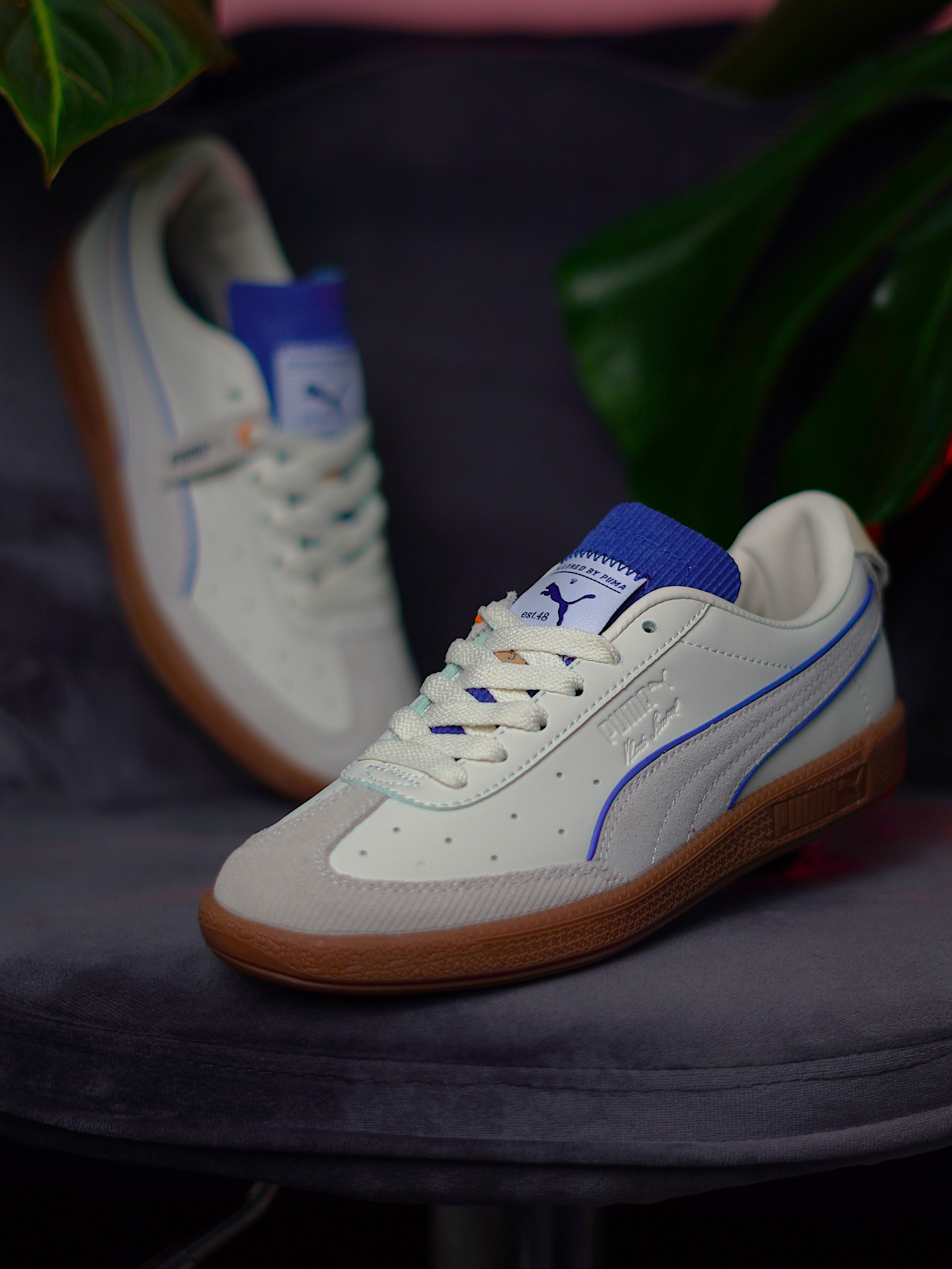 PUMA Stenzel PL / Beige/Blue – SOOULSHOPP