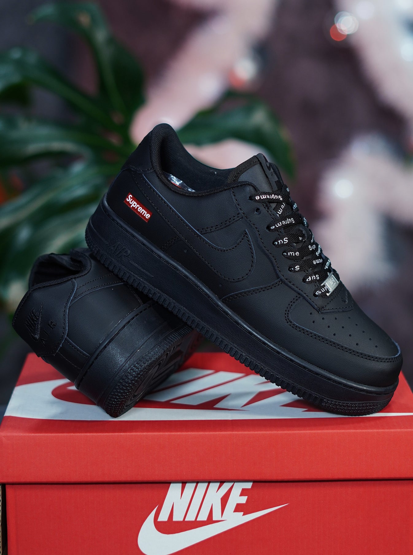 Nike Air Force One x Supreme - Negro – SOOULSHOPP